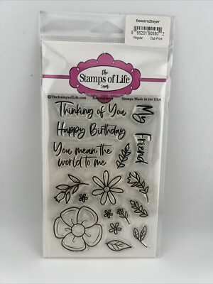 The Stamps of Life Stamps Made In USA / Flowers 2 Layer | eBay