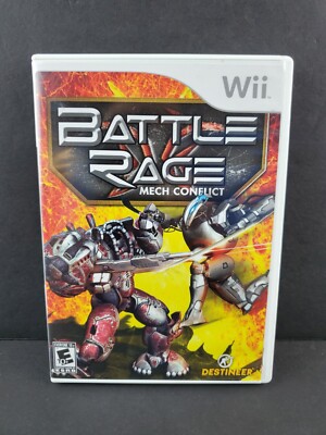 Battle Rage: Mech Conflict (Nintendo Wii, 2009) Game Disc w/ Case ...