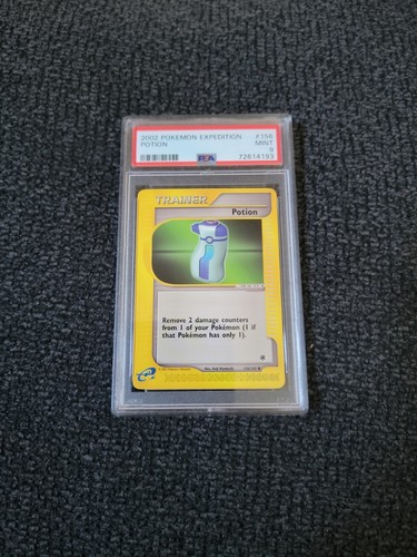 Pokémon Expedition Set Regular Finish Potion Trainer eReader PSA 9 ...