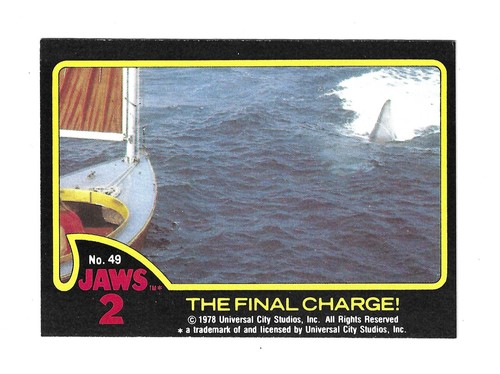 1978 Topps Jaws 2 #49 The final charge! (complete your set) | eBay