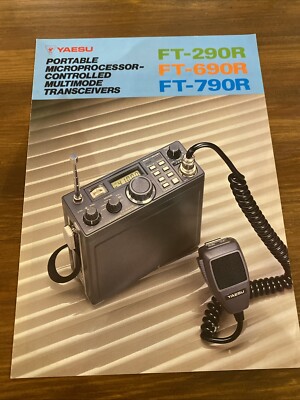 Leaflet FT-209r/fr-690r/ft-790r - YAESU Transceiver Radio - KP109 | eBay
