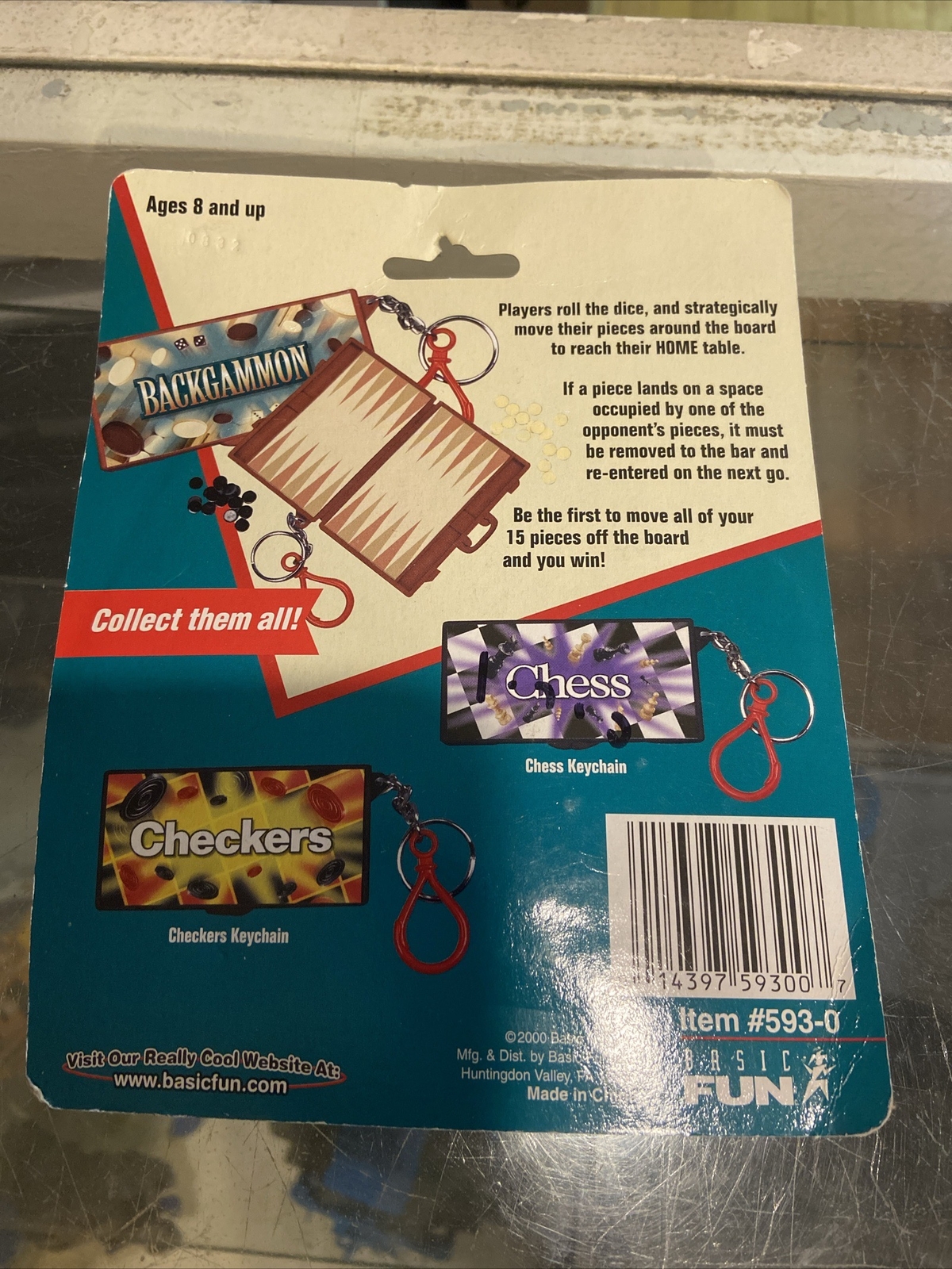 2002 Chutes and Ladders Board Game Keychain Miniature by Basic Fun ...