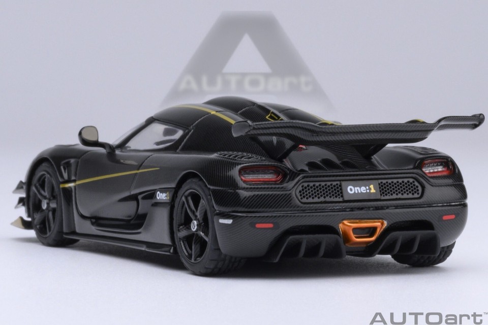 1/64 Koenigsegg One:1 Carbon Fiber Diecast Model Car By AUTOart 20043 ...