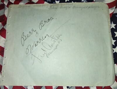 RARE SIGNATURE WARREN BERRY O THE 1940's TAP DANCING BERRY BROTHERS ...