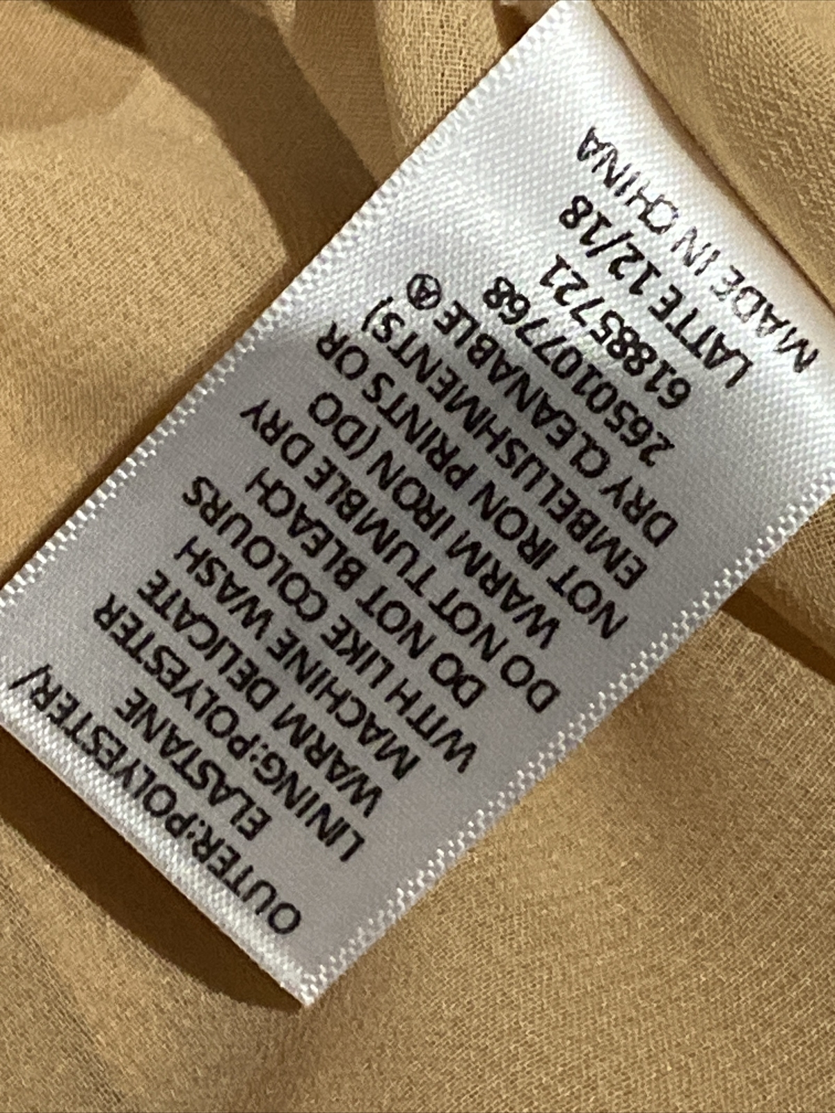 Target Preview Womens Blouse Top Double Layered Cami Size 6 Latte | eBay