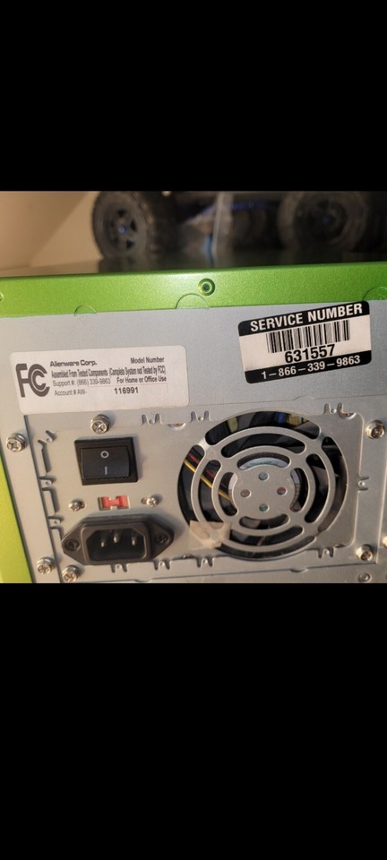 Alienware Area 51 Cyborg Green SUPER RARE Vintage | eBay