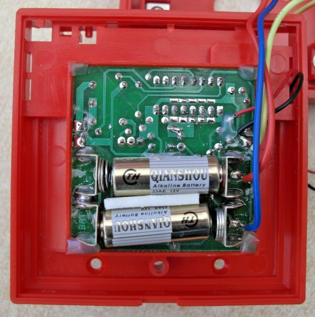 £36 Wireless Battery Fire Alarm - Call Point with a Siren / Howler - no ...