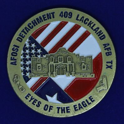 USAF AFOSI Detachment 409 Lackland AFB Texas Special Agent Challenge ...