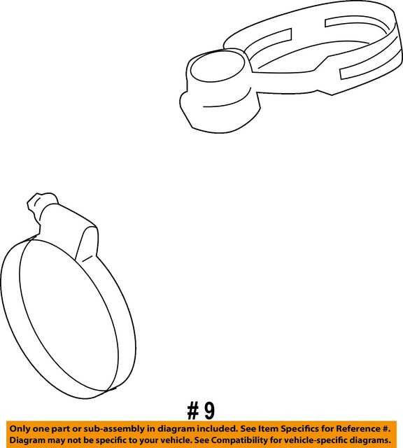 BMW 07129952119 Genuine OEM Factory Original Filler Hose Clamp for sale ...