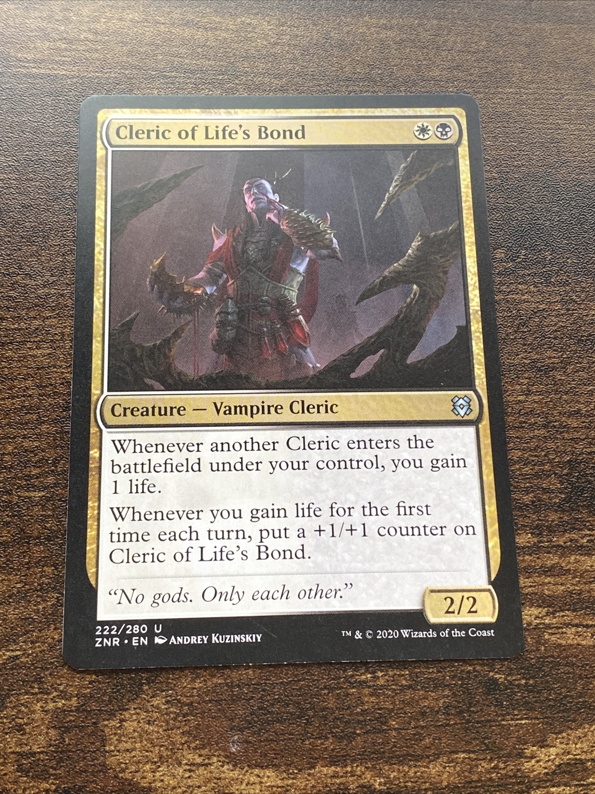 Cleric of Life's Bond 222/280 Zendikar Rising Magic The Gathering MTG ...