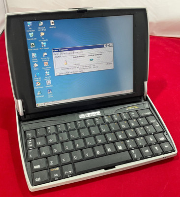Psion Teklogix Netbook PRO, Quick Guide & CD.Used Working.Battery needs ...