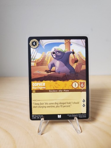 Lorcana TCG: Gopher 4/204 EN 6 - Uncommon | eBay