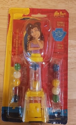 Vintage 1997 Flix HERCULES Mini Bubble Gumball Machine Dispenser gum 6 ...