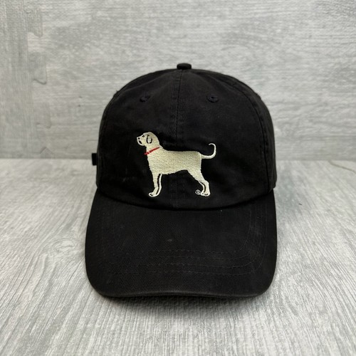 The Black Lab Hat Cap Strap Back Black Canvas Florida Preppy Lifestyle ...