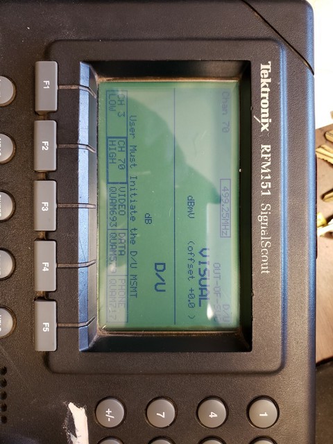 Tektronix RFM151 Signal Scout Cable VRF Analyzer for Repair for sale online | eBay