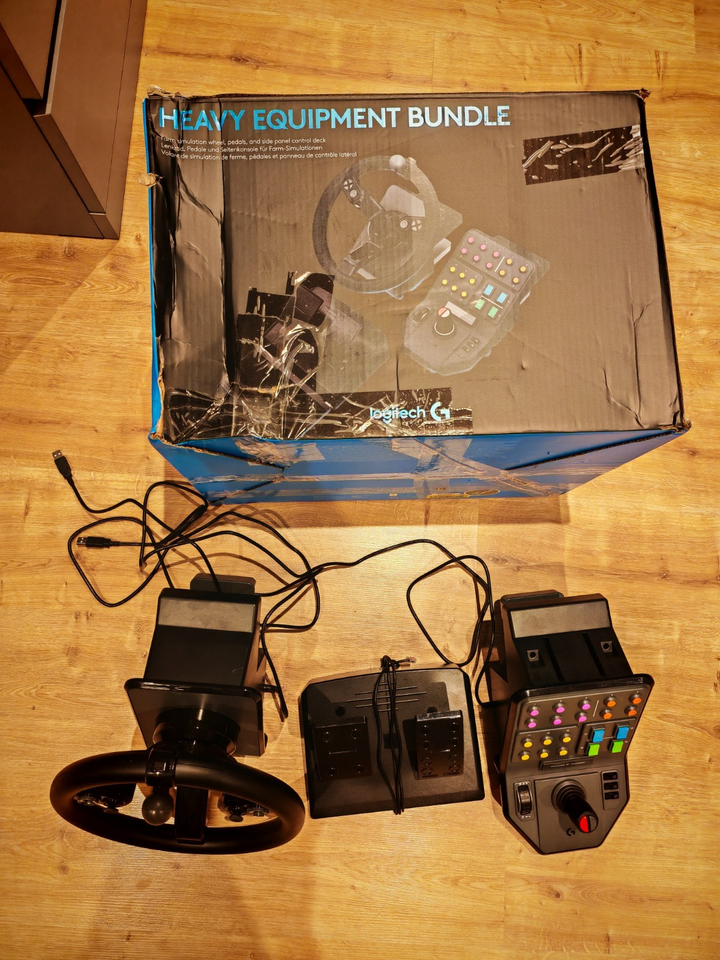 Logitech G Saitek Farm Sim Controller Farming Simulator Bundle Lenkrad ...