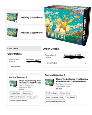 4xMAGIC THE GATHERING Final Fantasy Chocobo Bundle (CONFIRMED PRESALE ...