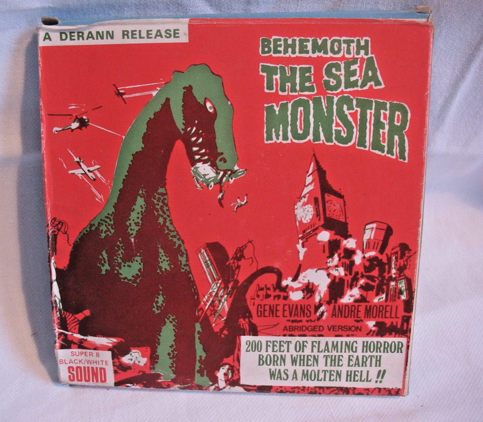 Vintage boxed DERANN BEHEMOTH THE SEA MONSTER Super 8mm Horror sound ...