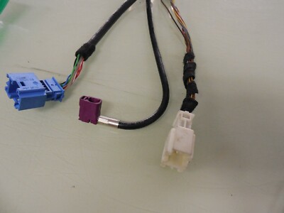 07-13 Mercedes W221 S550 3 Plug Wire Harness Connector Pigtail Wires ...