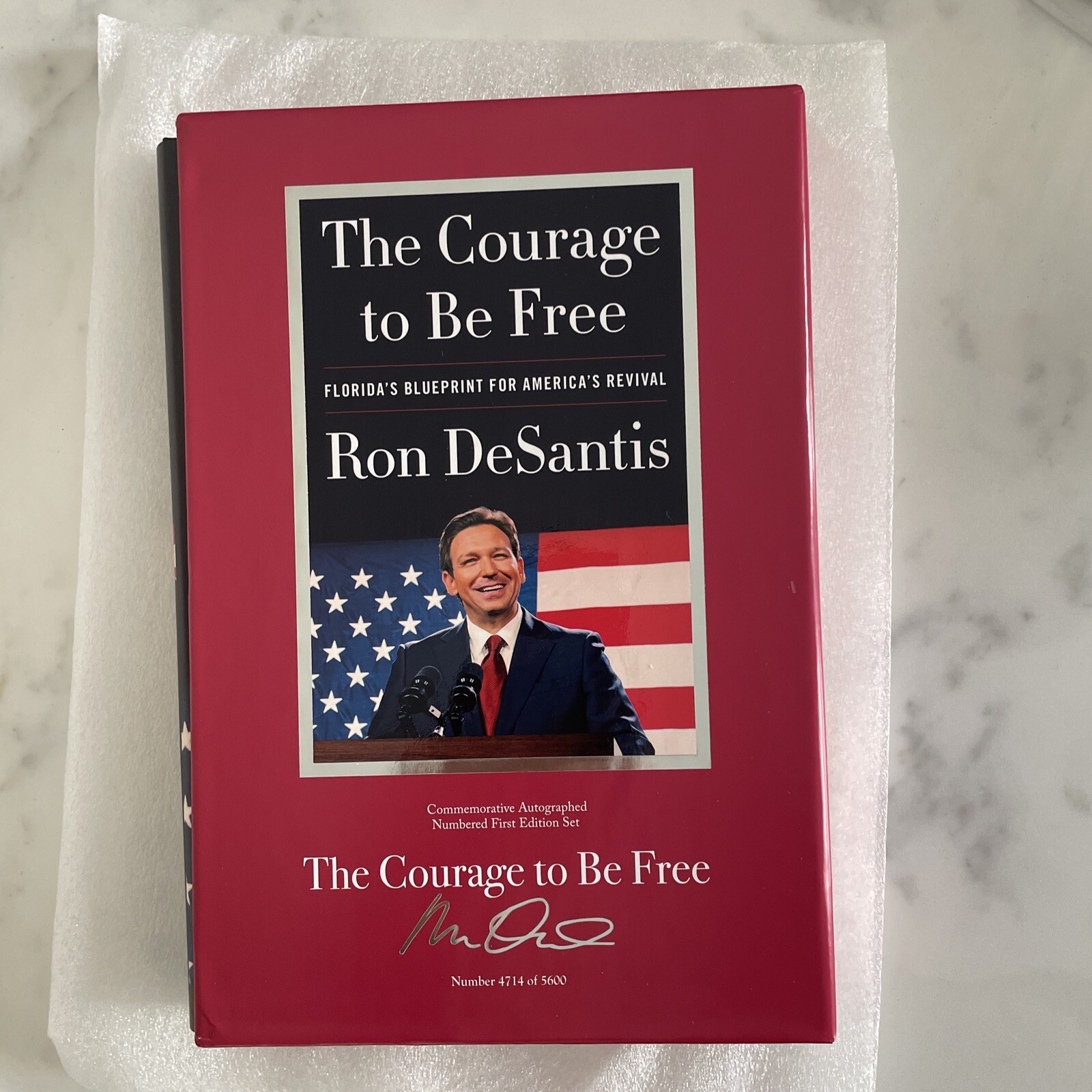 Ron DeSantis Signed Numbered Deluxe Collector Set /5600 The Courage to ...