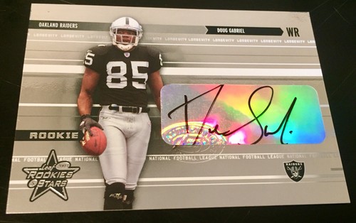2003 Rookies & Stars #216 Doug Gabriel Autograph Longevity RC 15/25 UCF ...