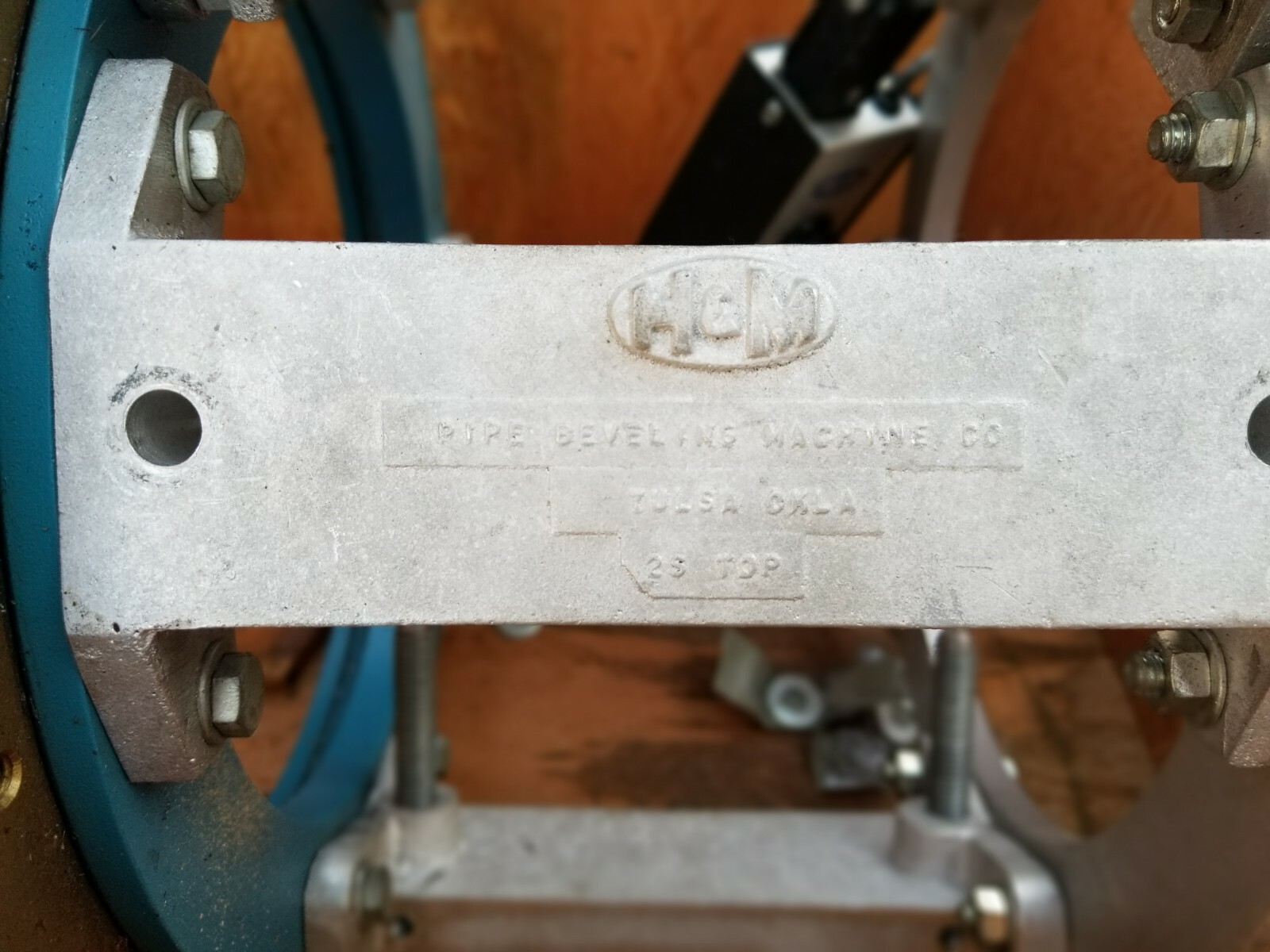 H&M 8" PIPE BEVELING MACHINE MOTORIZED H8 | eBay