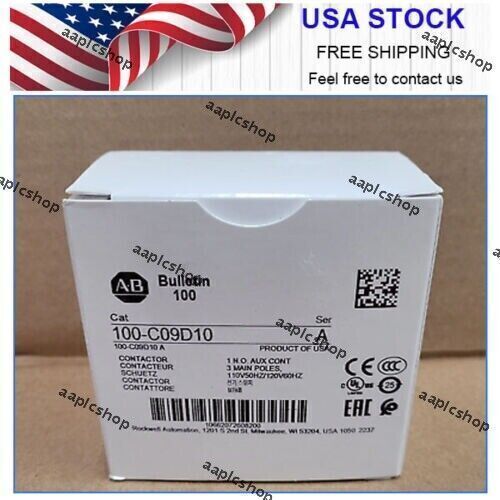 ALLEN-BRADLEY 100-C09D10 IEC CONTACTOR 9 AMP 120VAC BOX 100 c09d10 ...