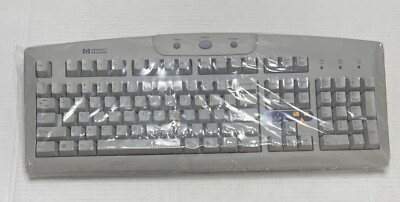 Vintage HP Hewlett Packard Keyboard Model RT2858TW Part No 123213-001 ...