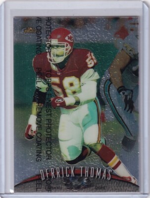 1998 Finest Football Card #88 Derrick Thomas w/Peel | eBay