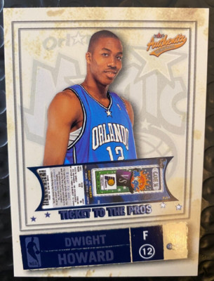 04-05 Fleer Authentix (75 Parallel) Dwight Howard Rookie Card #44/75 | eBay