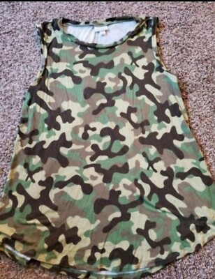 Lularoe M Cocoa. Camo Print. Used Condition | eBay