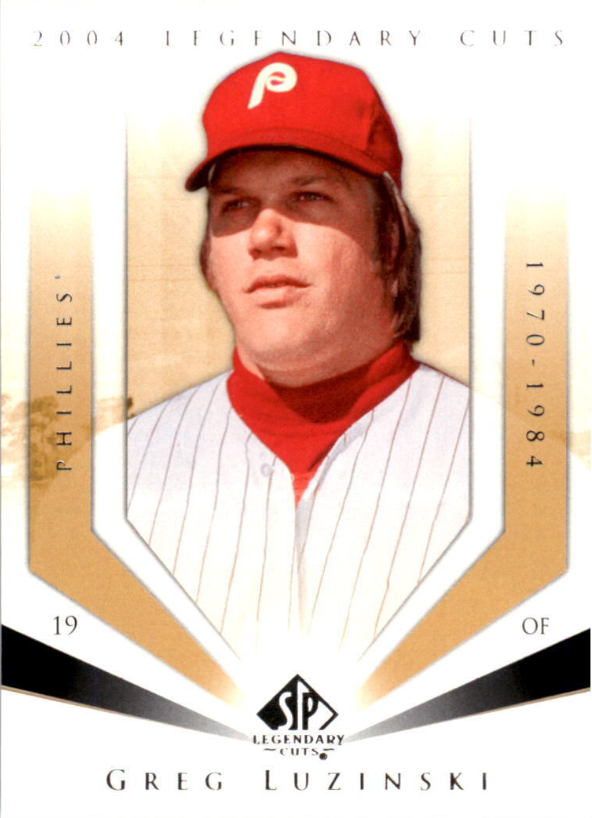 GREG LUZINSKI-Philadelphia Phillies "Bull' Signed OML Baseball-TRISTAR ...