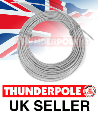 Thunderpole Antenna Wire - Ham Amateur Radio Poly-Weave Cable Aerial ...