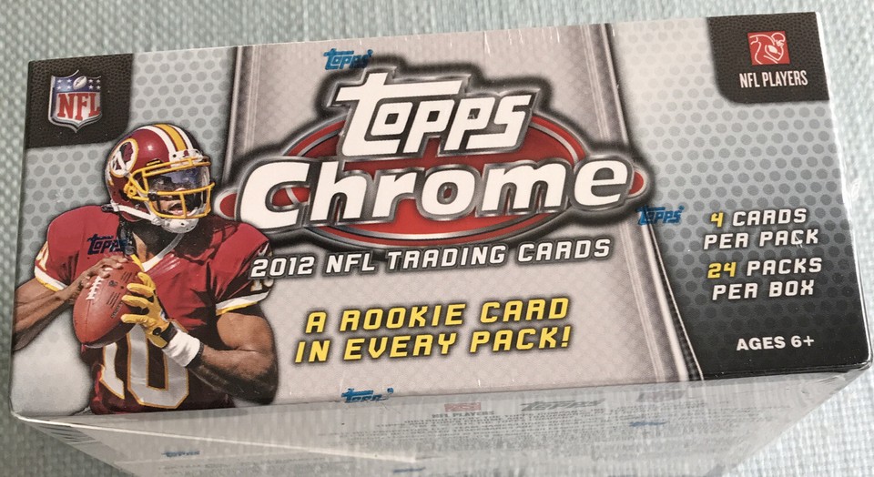2012 Topps Chrome Retail Football Box- 24 Packs | eBay