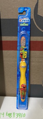 Vintage Kids Crest Sesame Street Toothbrush: Elmo, 2002 Sealed Blocks ...