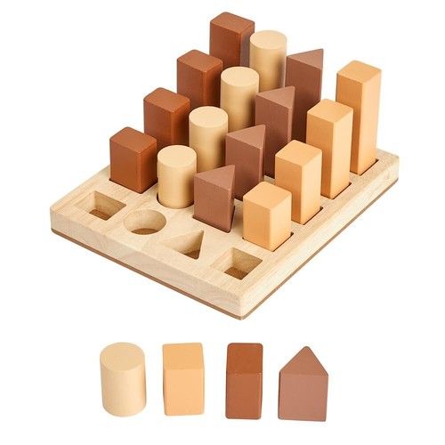 Natural Shape Sequence Blocks - Set of 21 | eBay