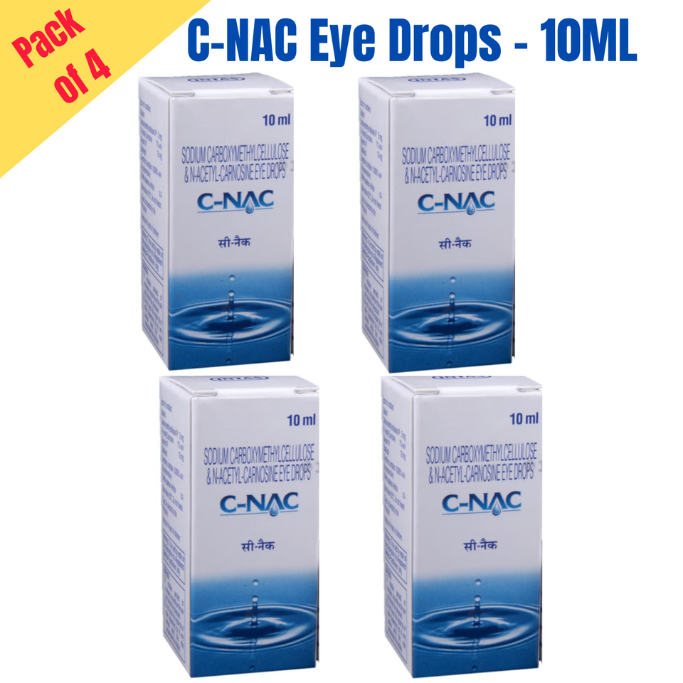C Nac Eye Drop N-Acetyl Carnosine (C-Nac Eye Drops) - 10 ml (Long Exp ...