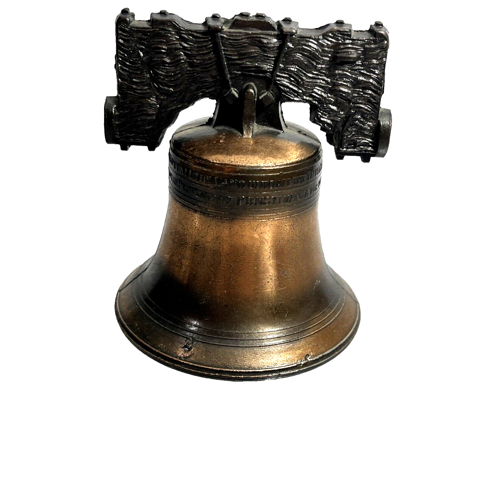 Liberty Bell, Die Cast Bronze Metal Souvenir Vintage, Collectible 3.25 ...