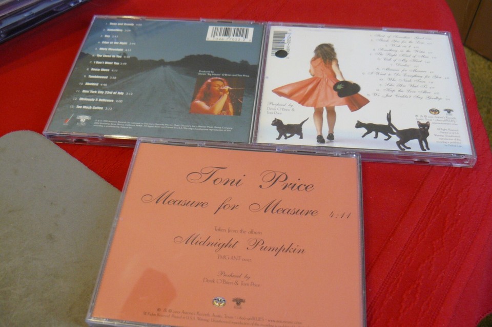 TONI PRICE 3 CD LOT HEY MEASURE FOR MEASURE MIDNIGHT PUMPKIN | eBay