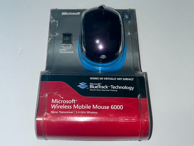 Microsoft Wireless Mobile Mouse 6000 Model 1383 Purple | eBay
