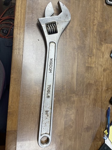 Wisdom Tool 24-Inch Adjustable Wrench Large Forged Alloy Steel From ...