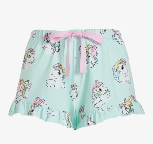 NEW PETER ALEXANDER MINT MY LITTLE PONY RUFFLE SHORTS LARGE L RRP$59.95 ...