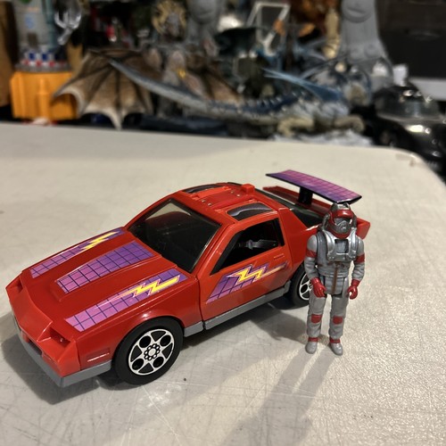 1985 Kenner MASK-Thunderhawk Camaro-Near Complete w/Figure-Parts -M.A.S ...
