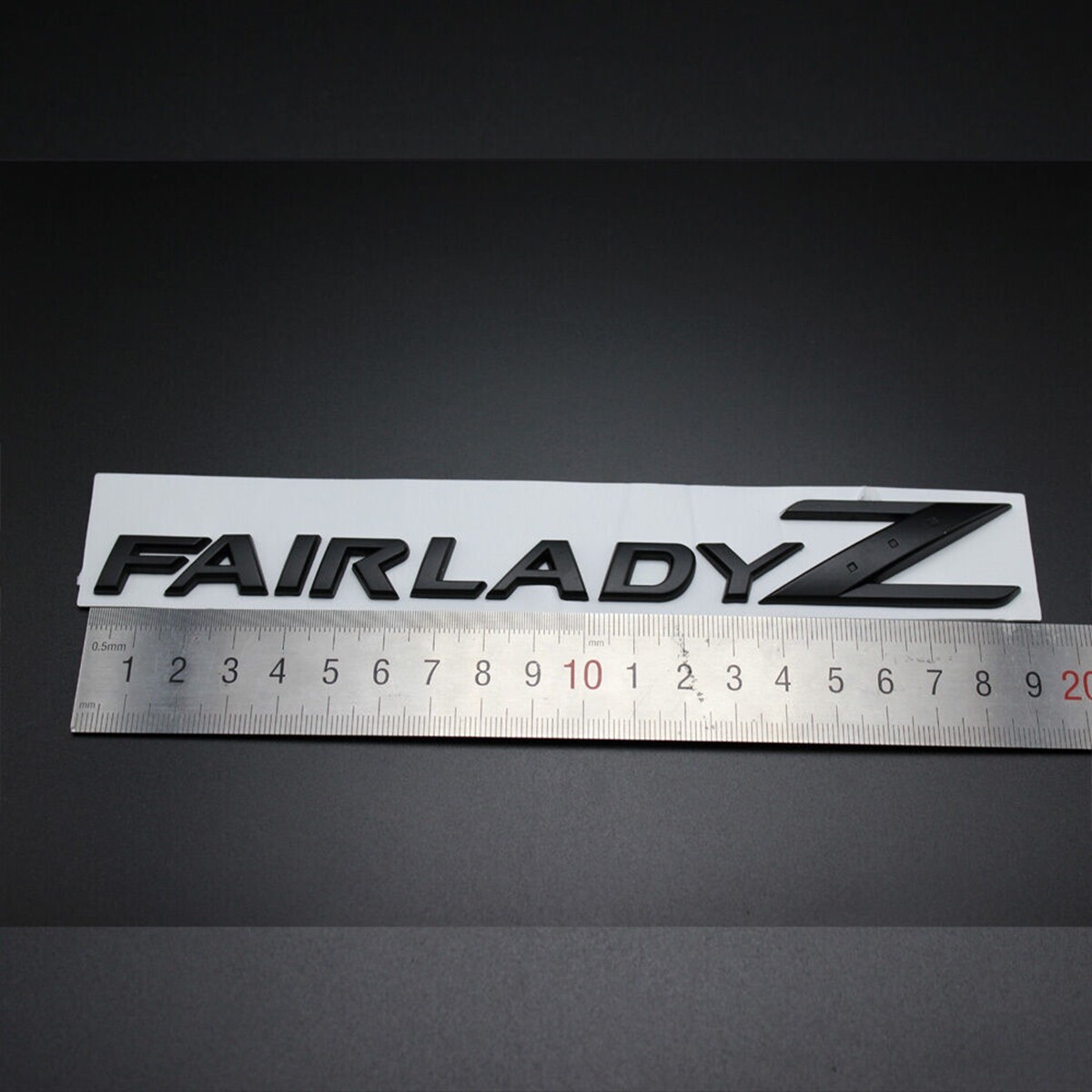 Black FAIRLADY Z Logo Front Fender Rear Emblem Nameplate for 350Z 370Z ...
