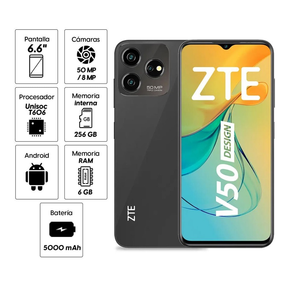 ZTE Blade V50 Designer 256GB 6.06 Display Factory Unlocked Android Cell ...