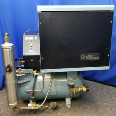 Air Techniques AirStar 21 Air Compressor With Sound Cover | eBay