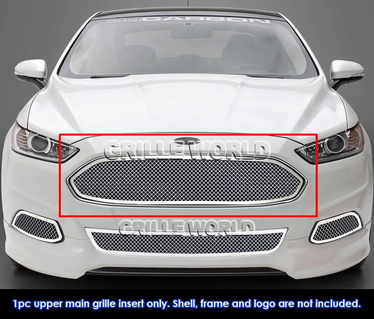 For 2013-2016 Ford Fusion Front Stainless Steel Mesh Grille Inserts ...