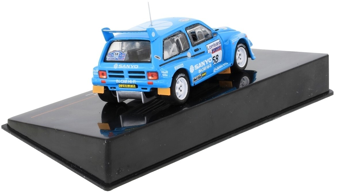 IXOMODELS - Car Of Rally Rac Lombard 1986 N°58 - MG Metro 6R4 - 1/43 ...