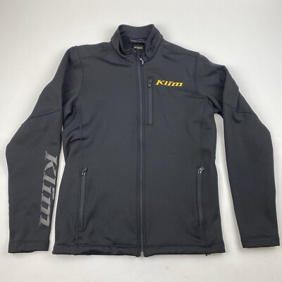 Klim Men's Inferno Mid Layer Stretch Fleece Jacket Mens Sz Small Black ...