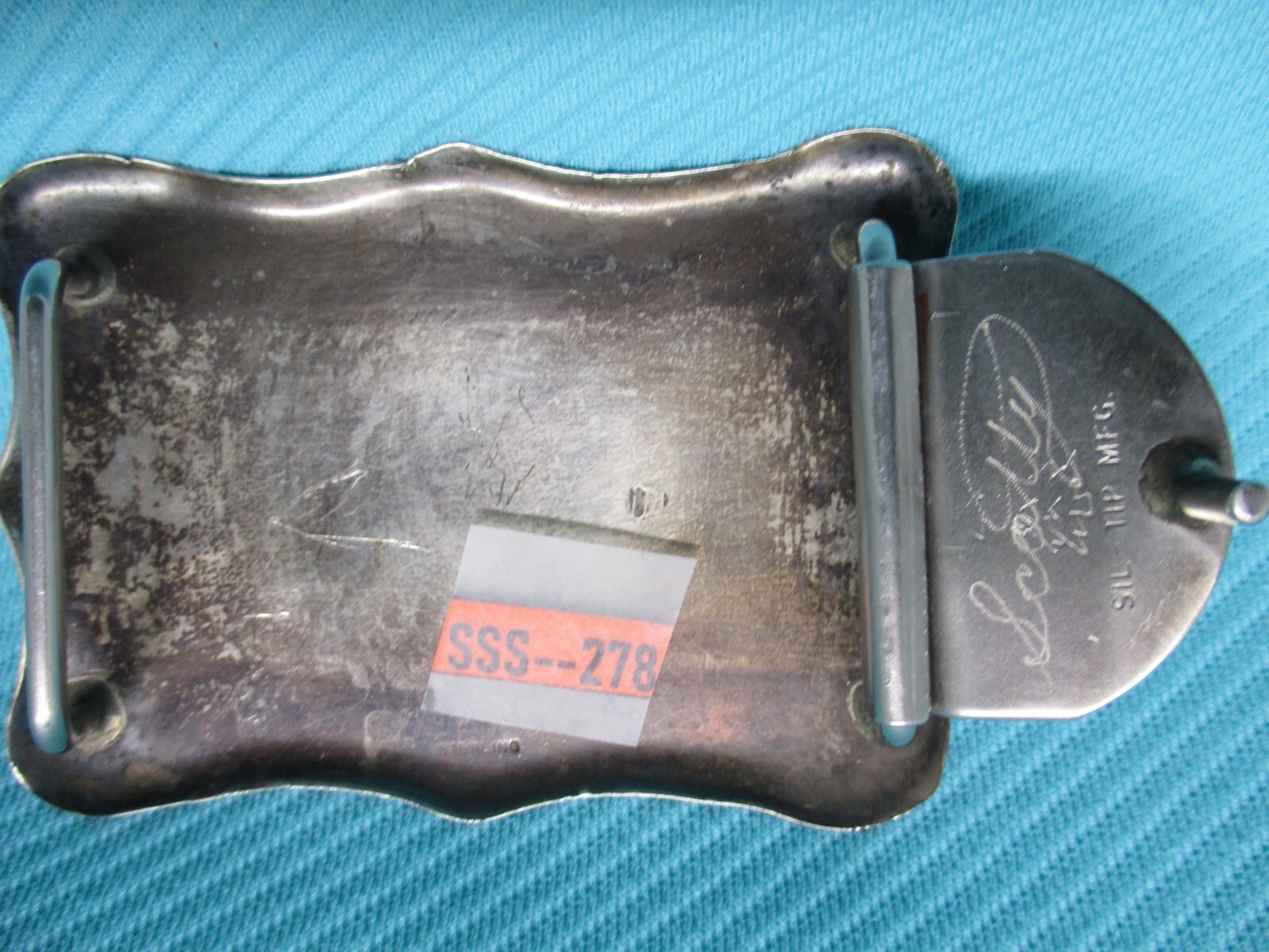 Solid Sterling Silver Hand Engraved 3 HORSE HEADS Belt Buckle SIL-TIP-MFG | eBay